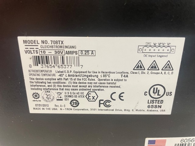 N-Tron 708TX Industrial 8 Port Ethernet Switch for sale online | eBay