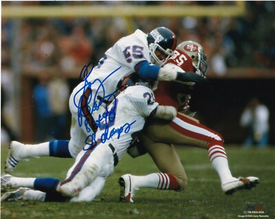 GARY REASONS NEW YORK GIANTS 86,90 SB CHAMPS ACTION SIGNED 8x10 | eBay