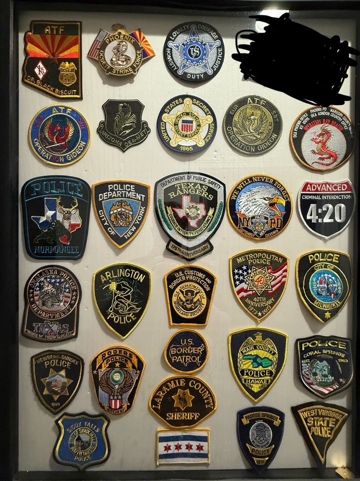 Lot of 74 Police Patches Rare Patches Including Other Countries See ...