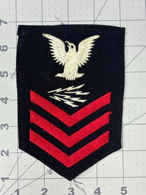 WW 2 US Navy 1st Class Radioman Rate Patch Inv# K7791 | eBay