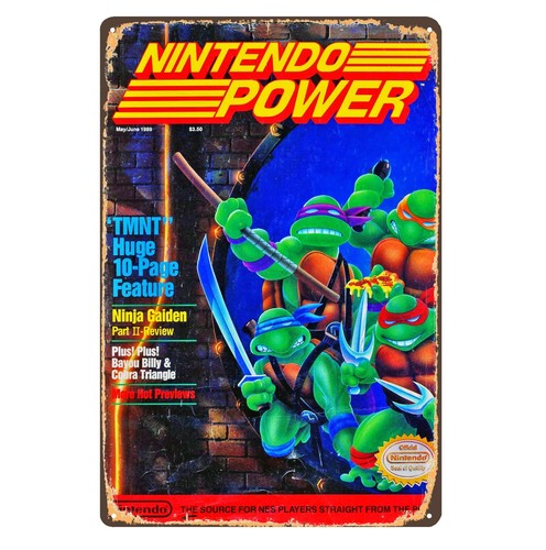 Nintendo Power Retro Video Game Metal Poster - 20x30cm (8x12 inch) | eBay