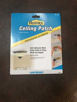 Homax Ceiling Patch, 6" x 6" Perforated Aluminum, (LB-7) | eBay