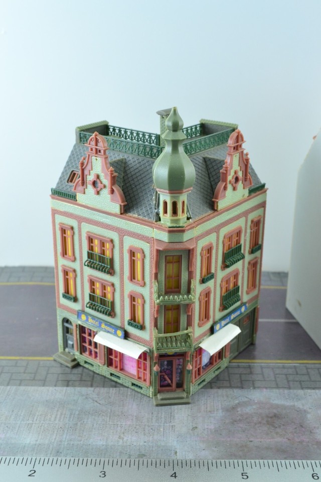 FALLER 2X Lot Old Town Condo Buildings Built Up N Scale 1:160 (N6767 ...