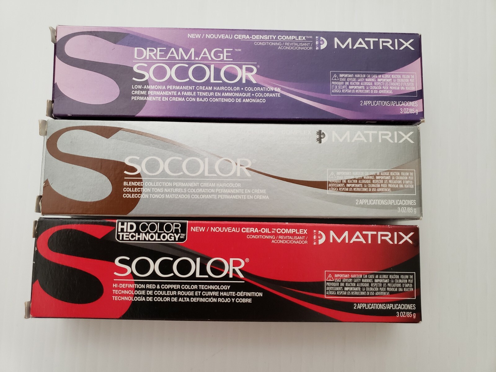 MATRIX Permanent, Demi Cream Hair Color Sync Socolor Dream age *NEW ...