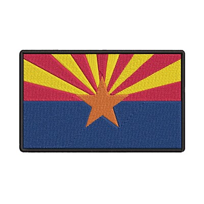 ARIZONA STATE FLAG PATCH EMBLEM new APPLIQUE embroidered iron-on BANNER ...