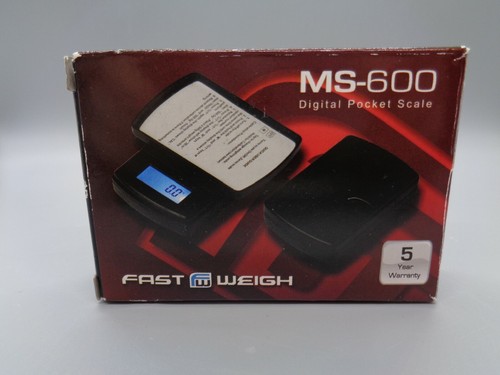 NIB American Weigh Fast MS-600 Pocket Digital Scale 600-Gram x 0.1-Gram ...