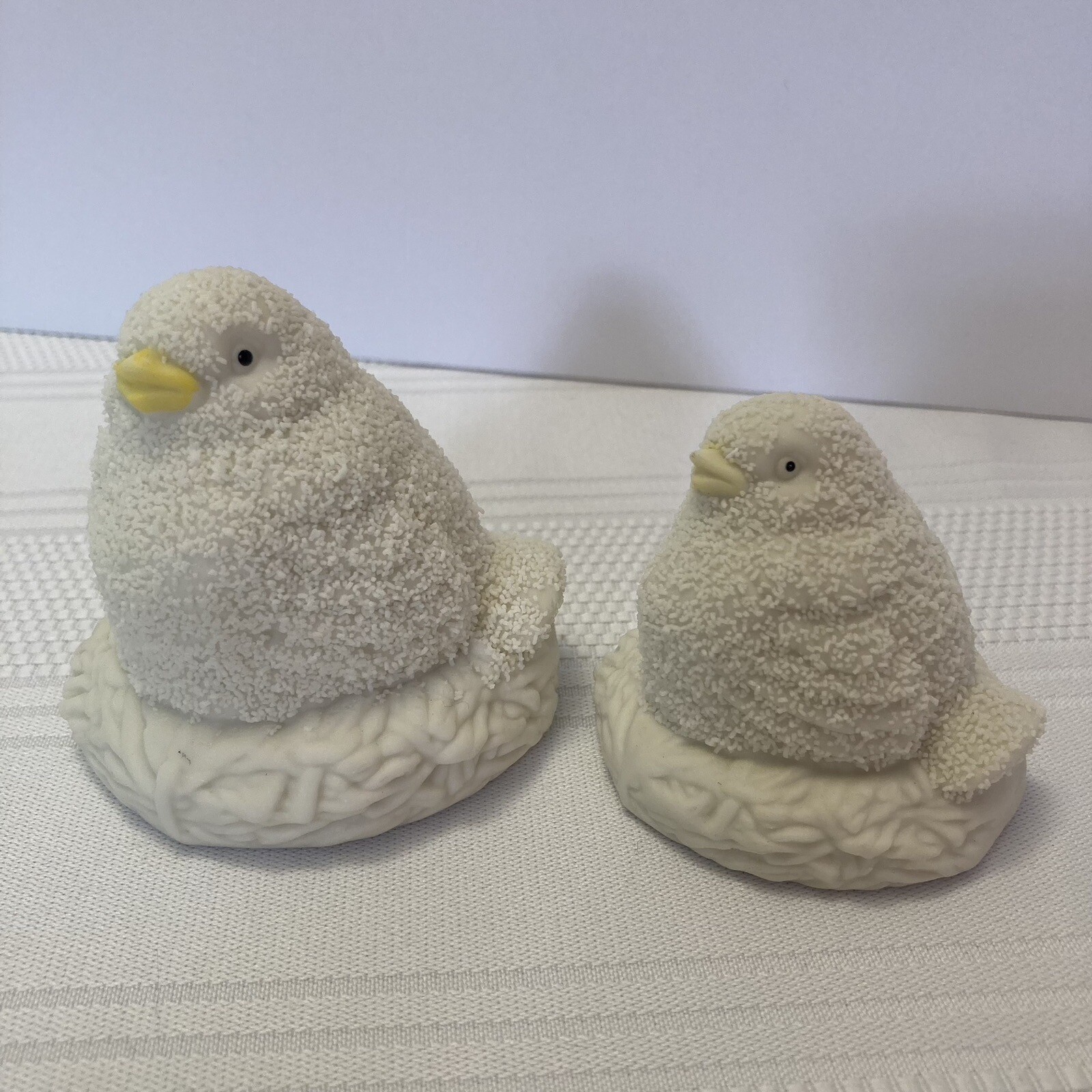 Department 56 Snowbabies 1994 Easter Chicks on Nests Set/2 Birds ...