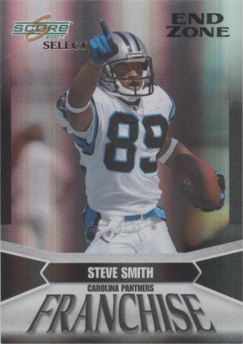 2007 Score Select - Franchise Steve Smith #F-20 End Zone /6 for sale ...