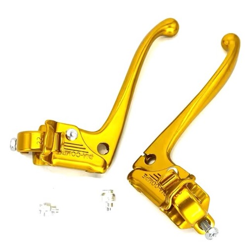 NOS Dia-Compe Pair Of Straight Long Brake Levers Old School BMX Gold ...