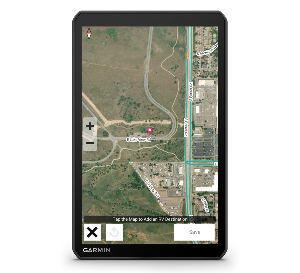 Garmin RV 895 GPS Navigator Large Easy-to-Read 8in in Landscape or ...