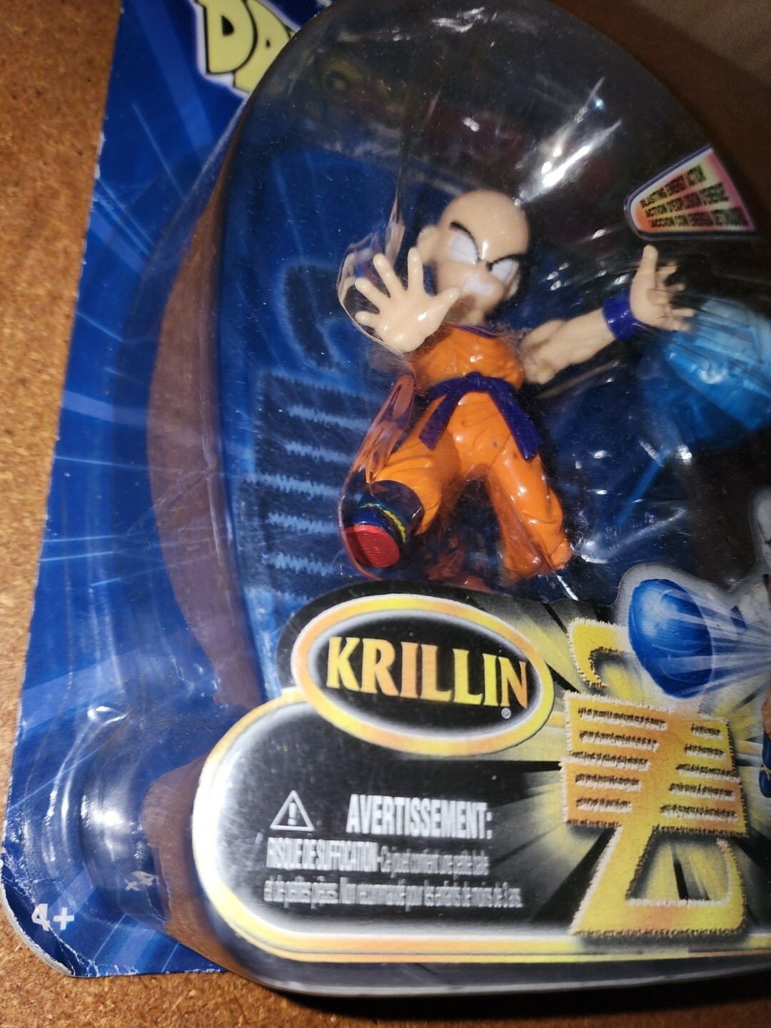 NEW Krillin Blasting Energy DRAGONBALL Z Action Figure Irwin Toys 2000 ...