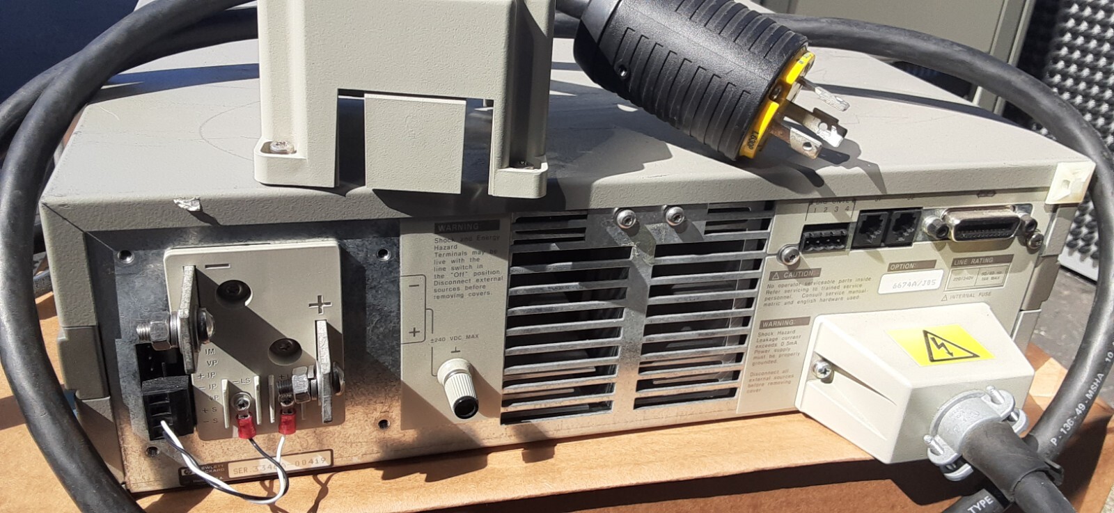 System Power Supply 0 to 80V 30A 2400W EXCELLENT! Programmable HP 6674A ...