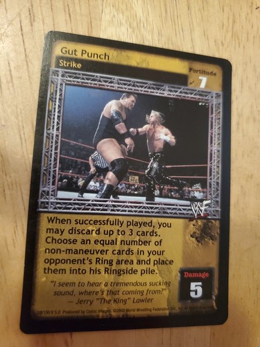 WWE WWF Raw Deal CCG - Gut Punch | eBay