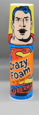 1970s vintage CRAZY FOAM spray can SUPERMAN shampoo bubble bath DC ...
