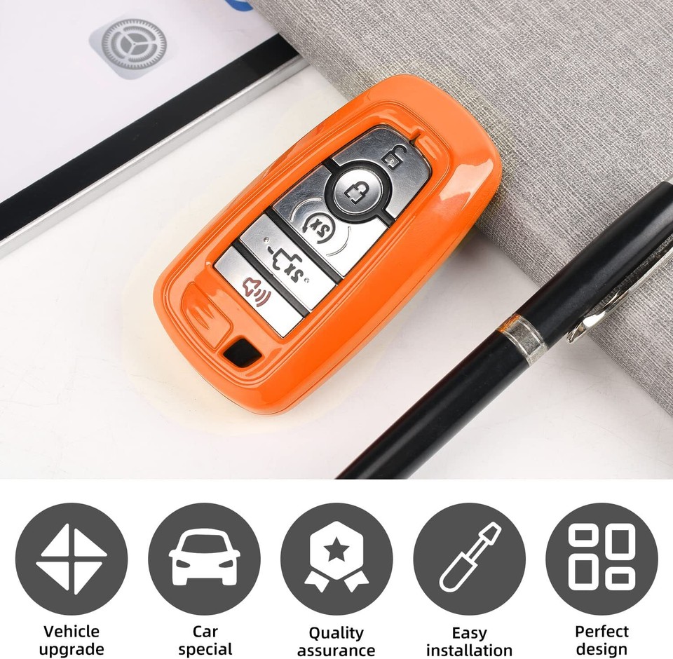 Key Fob Cover Case Key Holder Shell Remote For Ford Bronco/Bronco Sport ...