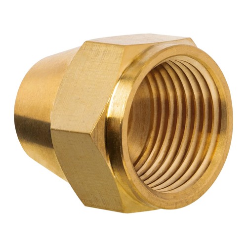 1/2" Short Flare Nut Brass Tube Fitting for Propane LP and Natural Gas ...