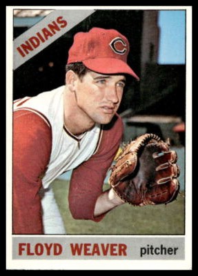 1966 Topps #231 Floyd Weaver Cleveland Indians Low Grade Creased | eBay
