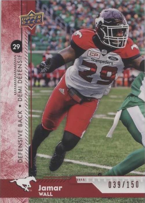 2018 Upper Deck CFL - Jamar Wall #178 Red /150 for sale online | eBay