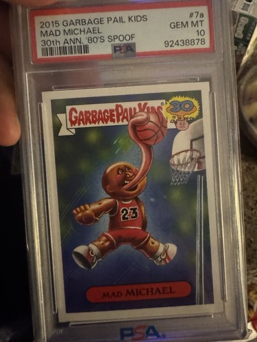 2015 Topps Garbage Pail Kids 30th Anniversary MAD MICHAEL Jordan 7a ...