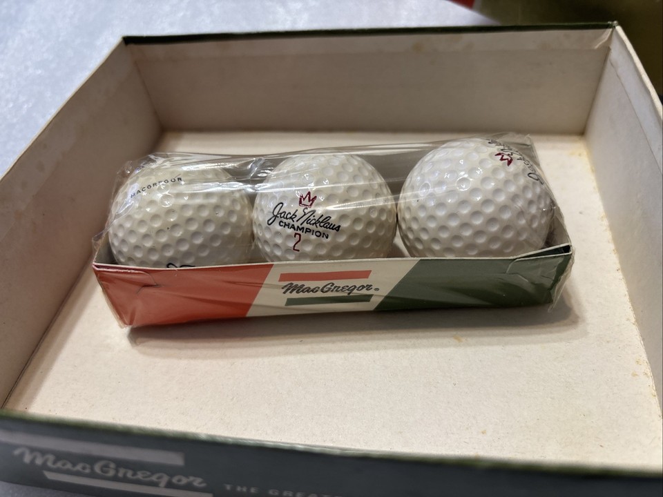 1960’s Jack Nicklaus Golf Ball Champion Crown Liquid Center MacGregor ...