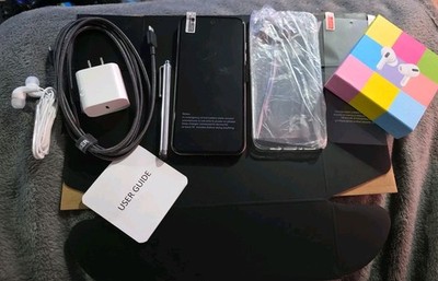A15 Pro Max Android Smartphone Unused Open Box White & Wireless Earbuds ...