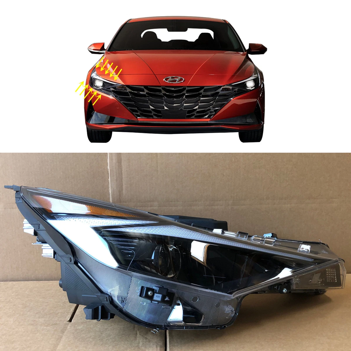 2022 Elantra Headlight Bulbs