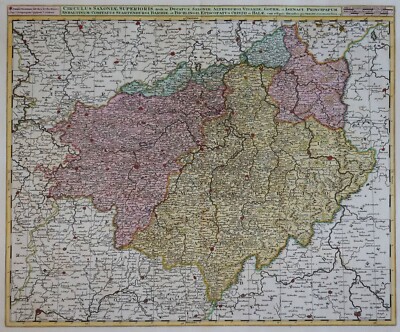 Sachsen - Circulus Saxoniae Superioris... - Valk 1700 - Original - Rar ...