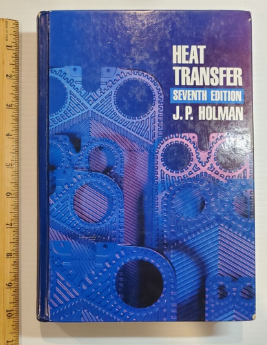 Heat Transfer Seventh Edition J. P. Holman with Floppy Diskette ...
