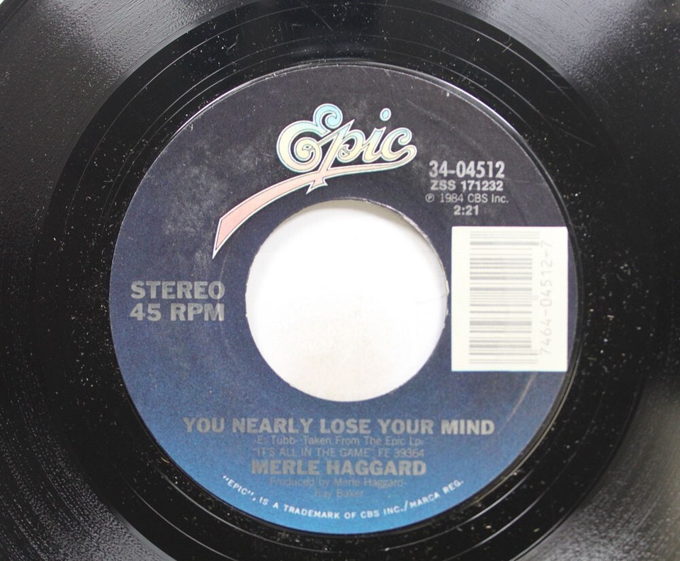 Country Nm! 45 Merle Haggard - Let'S Chase Each Other Around The Room ...