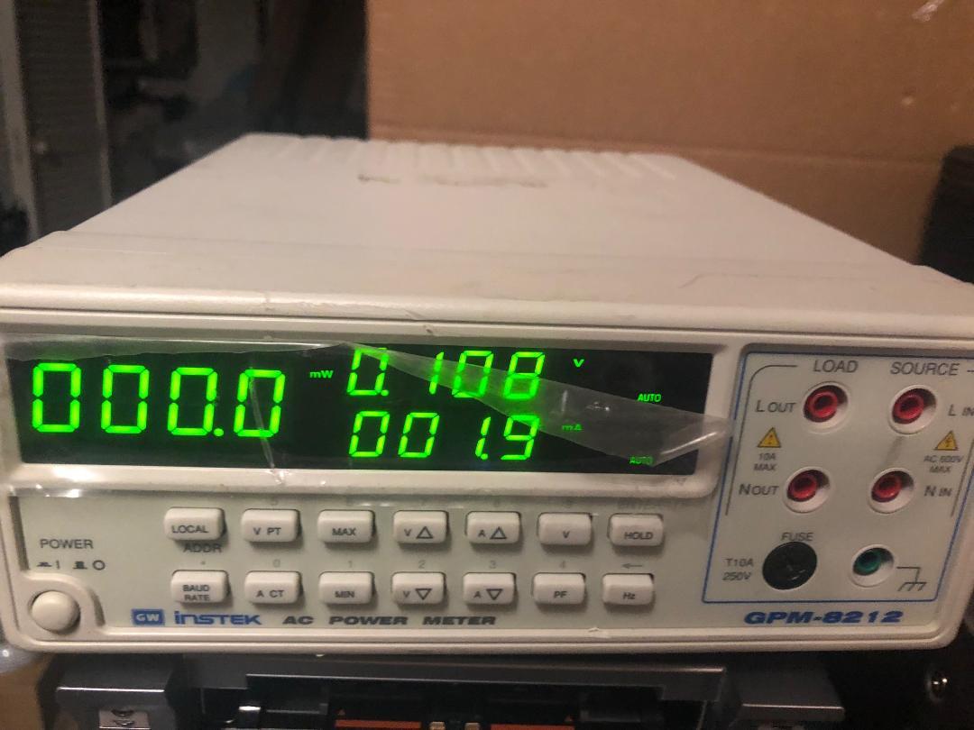 GW Instek GPM-8212 AC Bench Top Power Meter True RMS | eBay