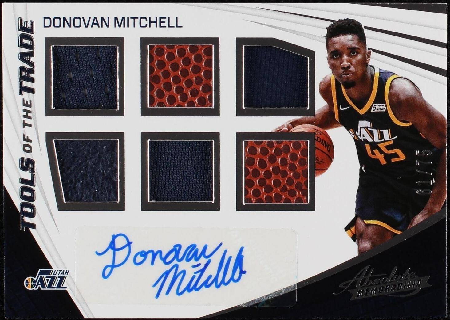 2017-18 Panini Absolute - Tools of the Trade Signatures Six Swatch ...