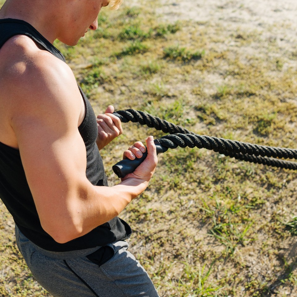 1 1/2" Black Polyester Dacron Rope Poly-Dac Battle Rope By The Foot $2. ...