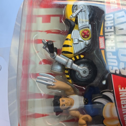 Marvel Super Hero Squad - Wolverine & Weapon X Cycle | eBay