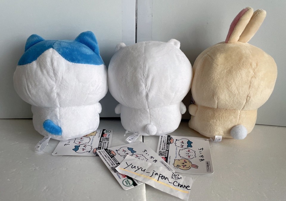 Chiikawa Cry Plush Doll Hachiware Usagi Set Of 3 15cm New Set Of 3 ...