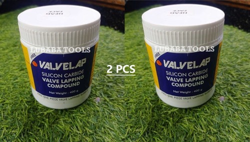2 PCS VALVELAP Silicon Carbide Valve Lapping Compound 400g Coarse Grade ...
