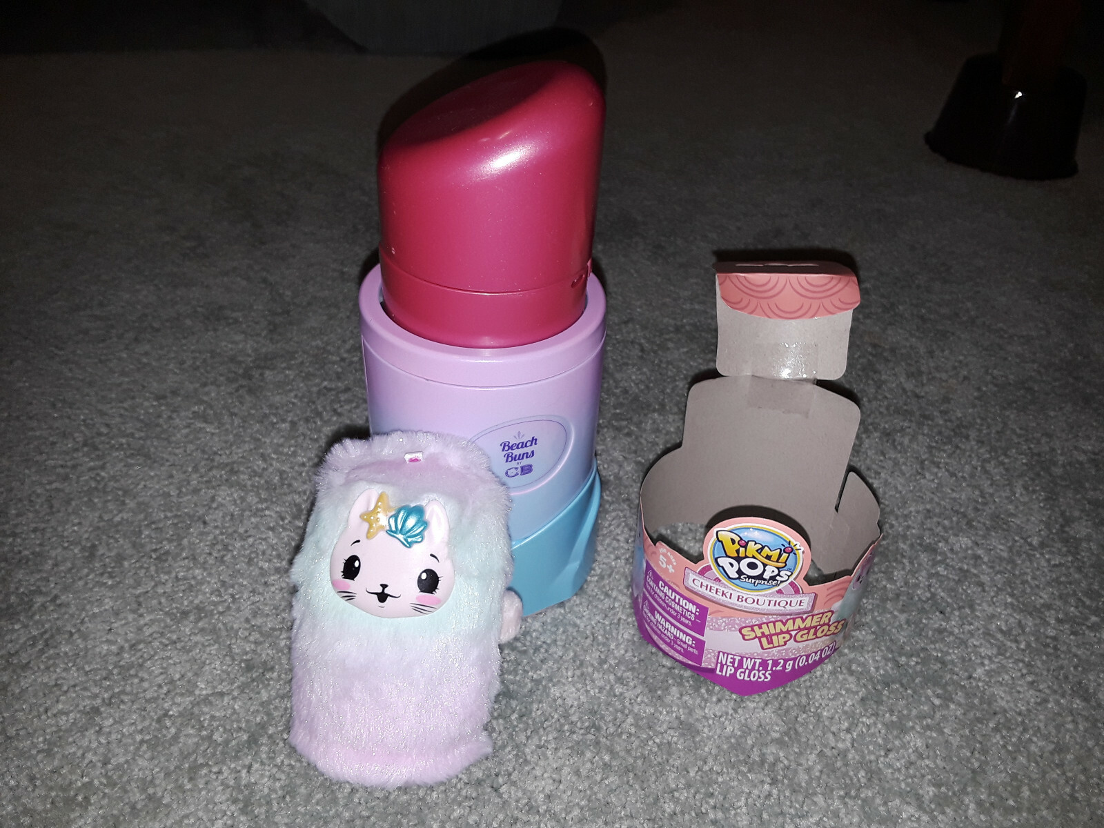 PIKMI POPS CHEEKI BOUTIQUE SHIMMER LIP GLOSS PURR-SEA THE MER-CAT Apple ...