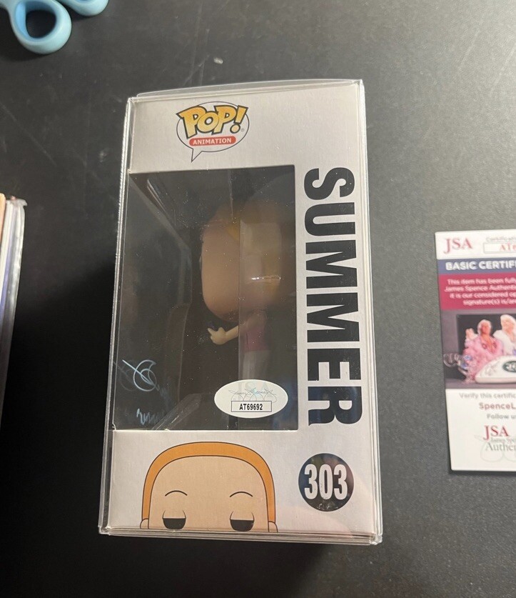 Spencer Grammer Signed Funko Pop Summer Smith Rick and Morty Autograph ...