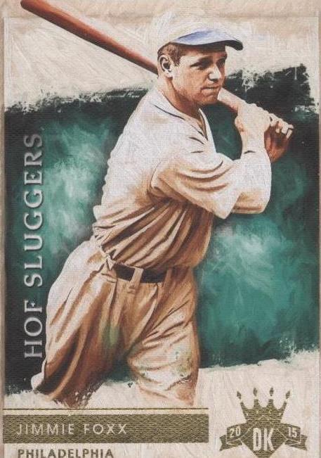 2015 Panini Diamond Kings - Hall of Fame Sluggers Jimmie Foxx #20 for ...