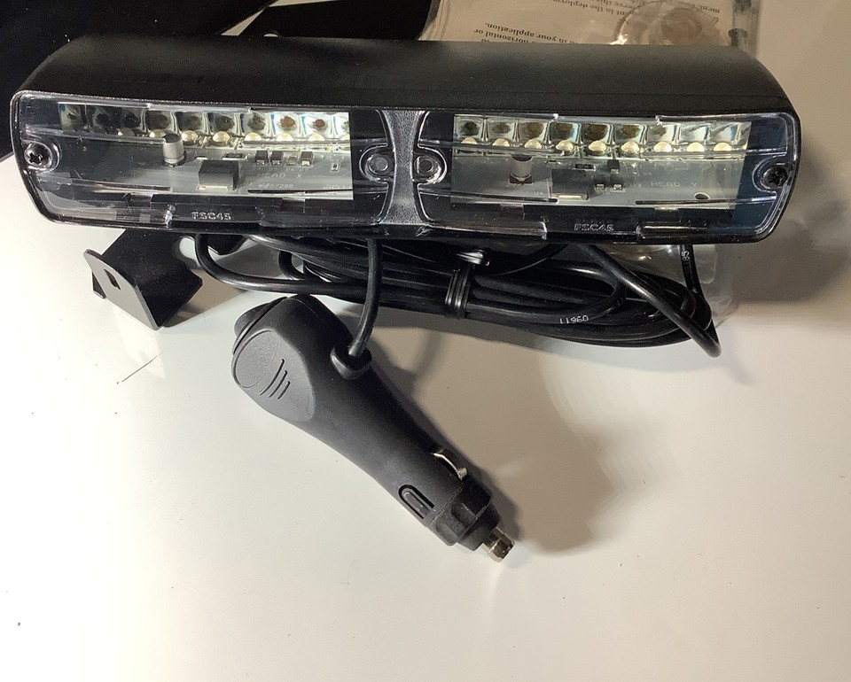 FEDERAL SIGNAL 329000-22 Viper S2 Dual Internal Amber LED Warning Light ...