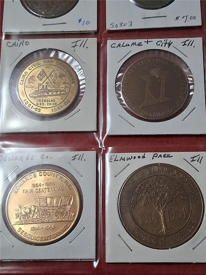 DEALERS' OVERSTOCK OF 20/TWENTY MIXED TOKENS/MEDALS/GOOD FOR TOKENS # ...