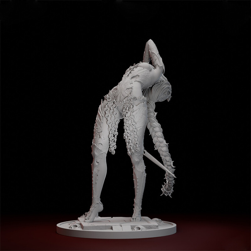 1/4 40cm Orin Red 3D print figure Model Kit Unpainted Unassembled GK | eBay