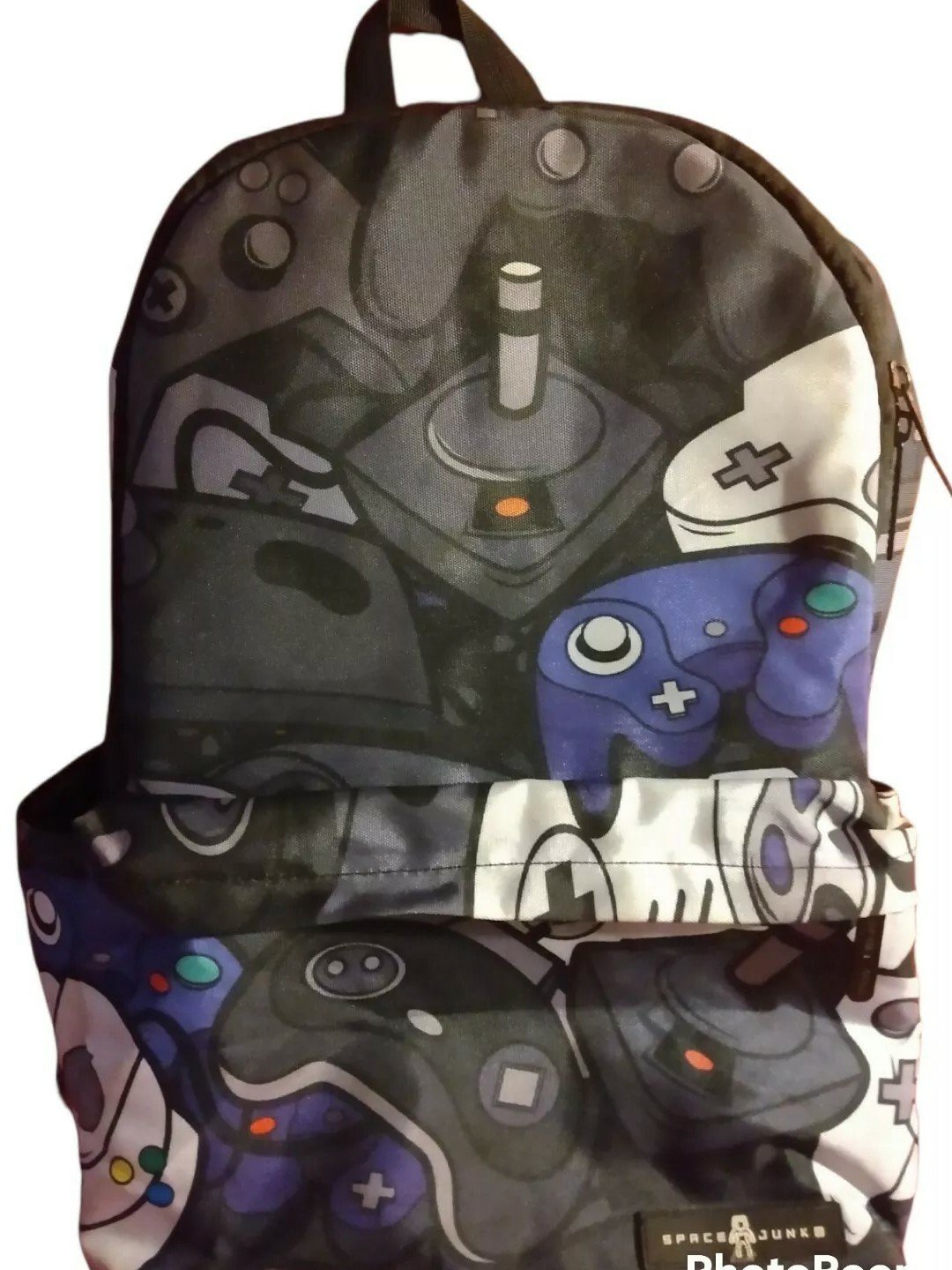 Space Junk Retro Video Game Controllers Themed Backp… - Gem