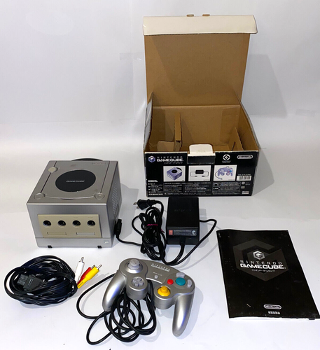 Japanese Silver Nintendo Gamecube Console - CIB - Tested & Working! | eBay