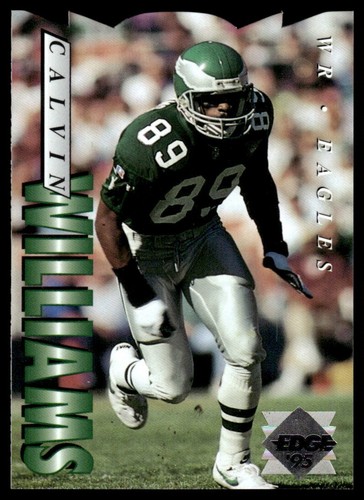 1995 Collector's Edge Silver Die-Cut #159 Calvin Williams Philadelphia ...