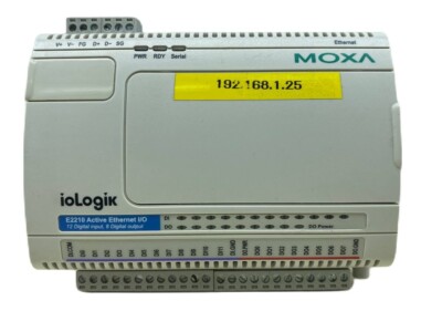 MOXA IOLOGIK E2210 MOXA IOLOGIK E2210 ETHERNET I/O DIGITAL CONTROLLER ...
