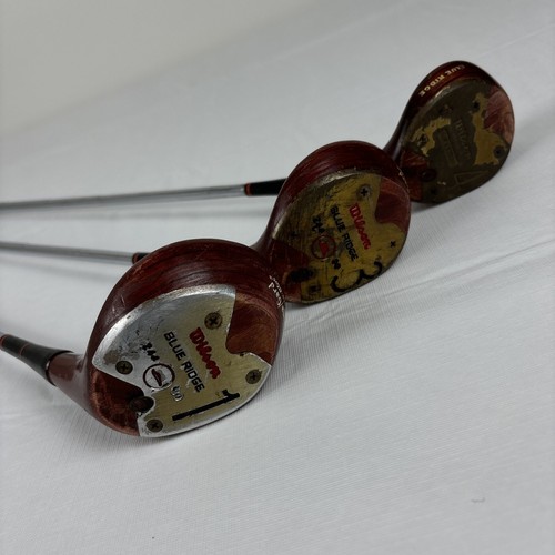 Wilson Sam Snead Blue Ridge Clima/Gard Strata-Bloc Wood Set 1 3 4 Steel ...