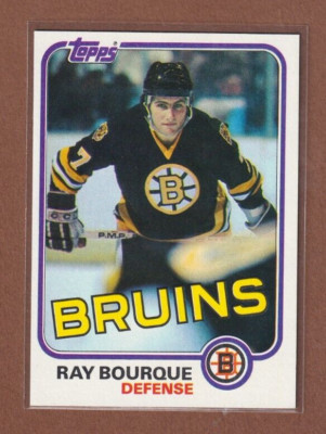 1981-82 Topps #5 Ray Bourque - HOF - Boston Bruins - ExMT - 320 - 🔥🏒🔥 ...