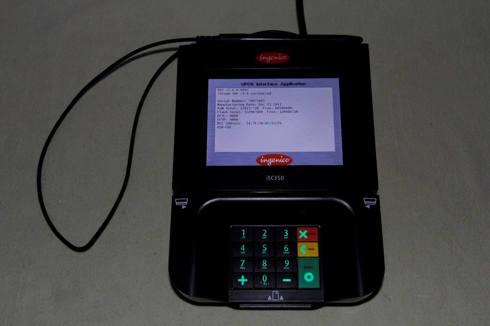 Ingenico iSC350 Payment Terminal w/ Contactless 5.7" VGA Display | eBay