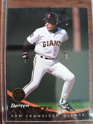 DARREN LEWIS SAN FRANCISCO GIANTS 1994 THE LEAF SET BASEBALL CARD #399 ...