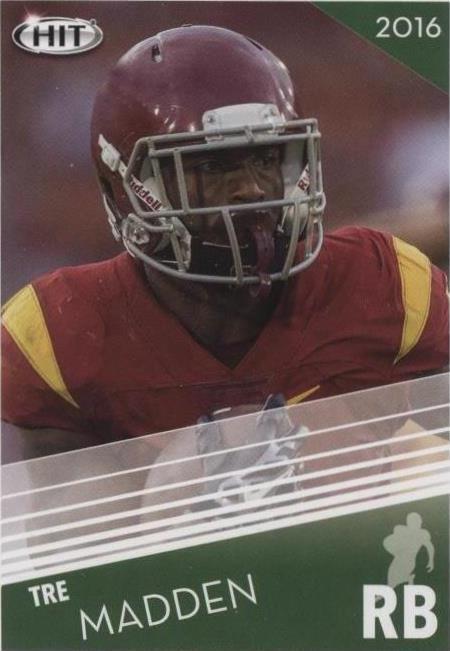 2016 SAGE Hit - Tre Madden #34 (RC) for sale online | eBay